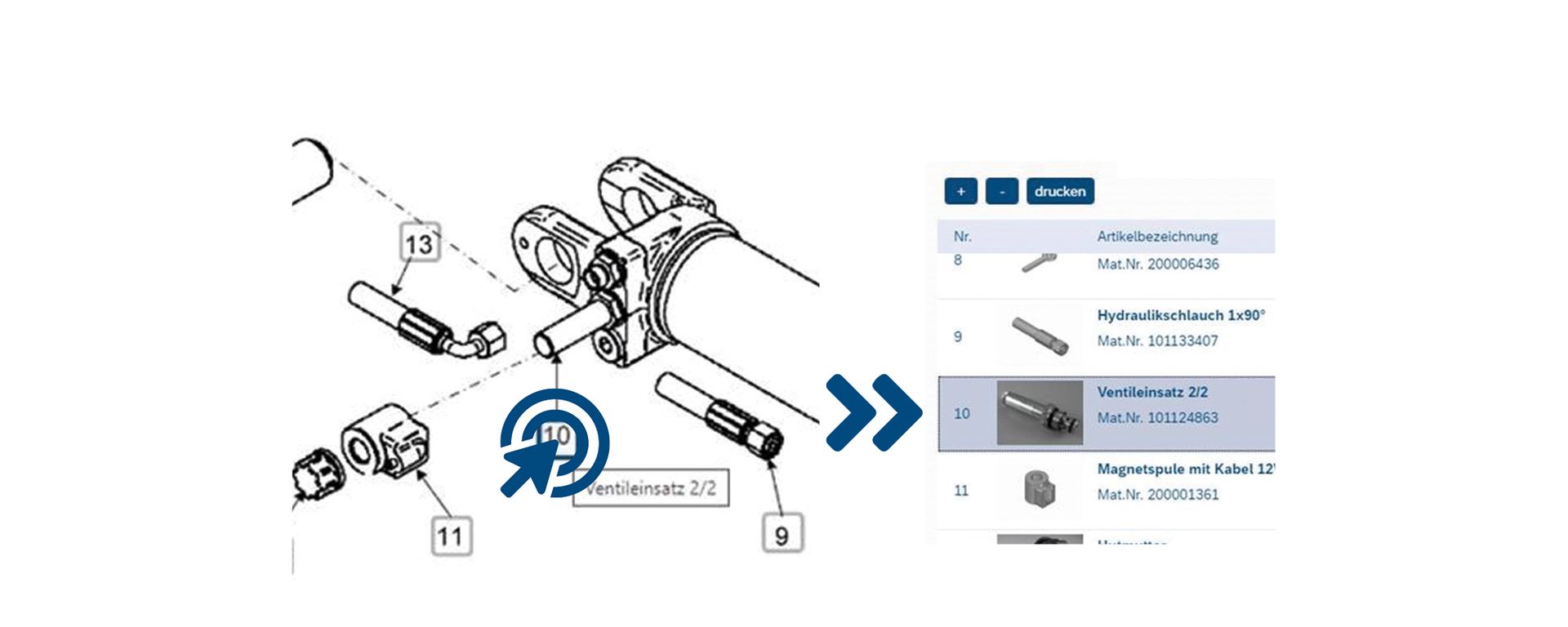 NEW: Interactive exploded views in the WebShop (SI 08/2020) | Bär Cargolift